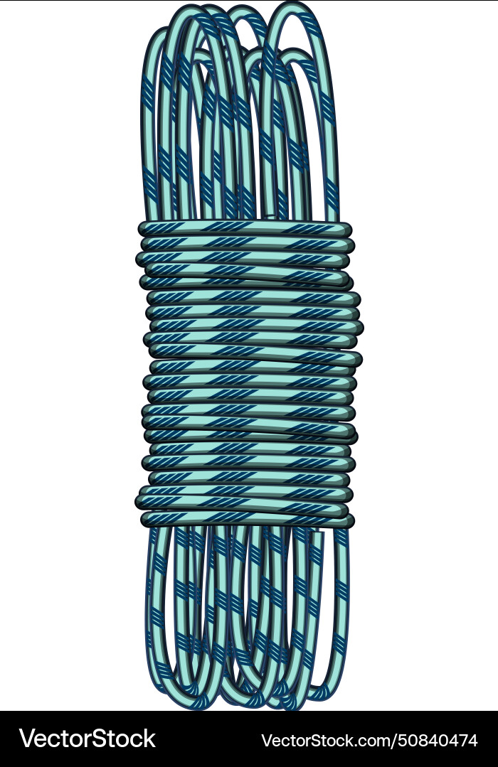 Marine cord rope cartoon Royalty Free Vector Image