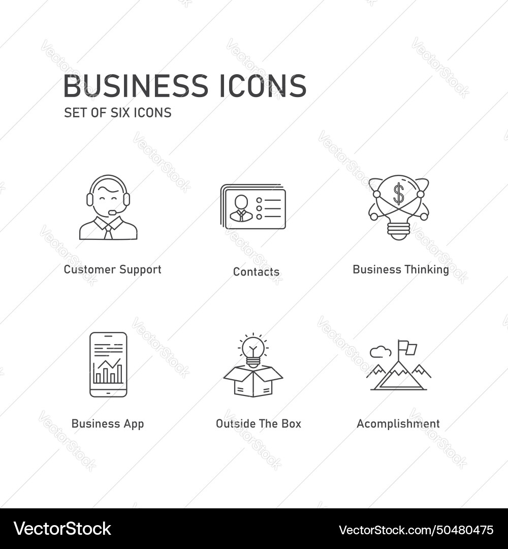 Financial management icons Royalty Free Vector Image