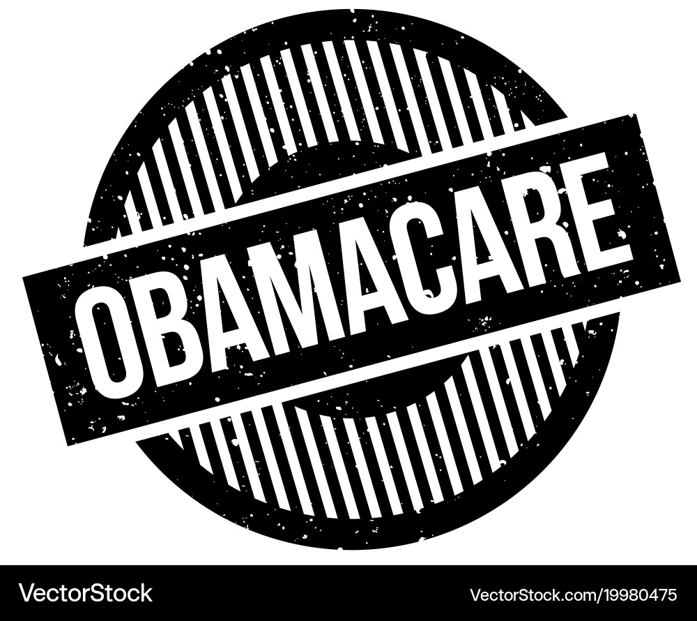 Obamacare rubber stamp Royalty Free Vector Image