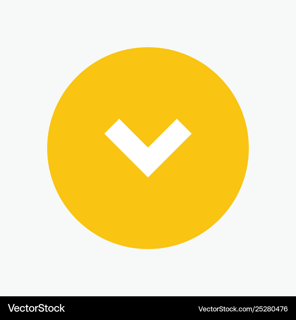 Arrow down back Royalty Free Vector Image - VectorStock