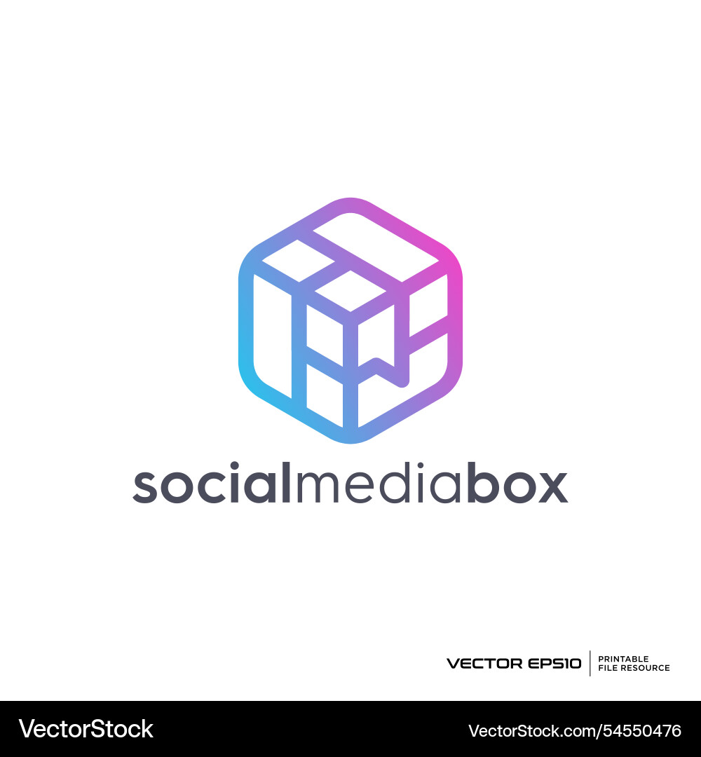 Chat box logo Royalty Free Vector Image - VectorStock