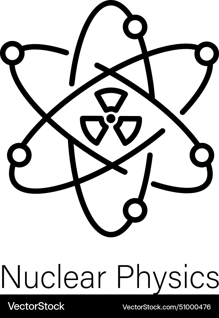 Nuclear physics Royalty Free Vector Image - VectorStock