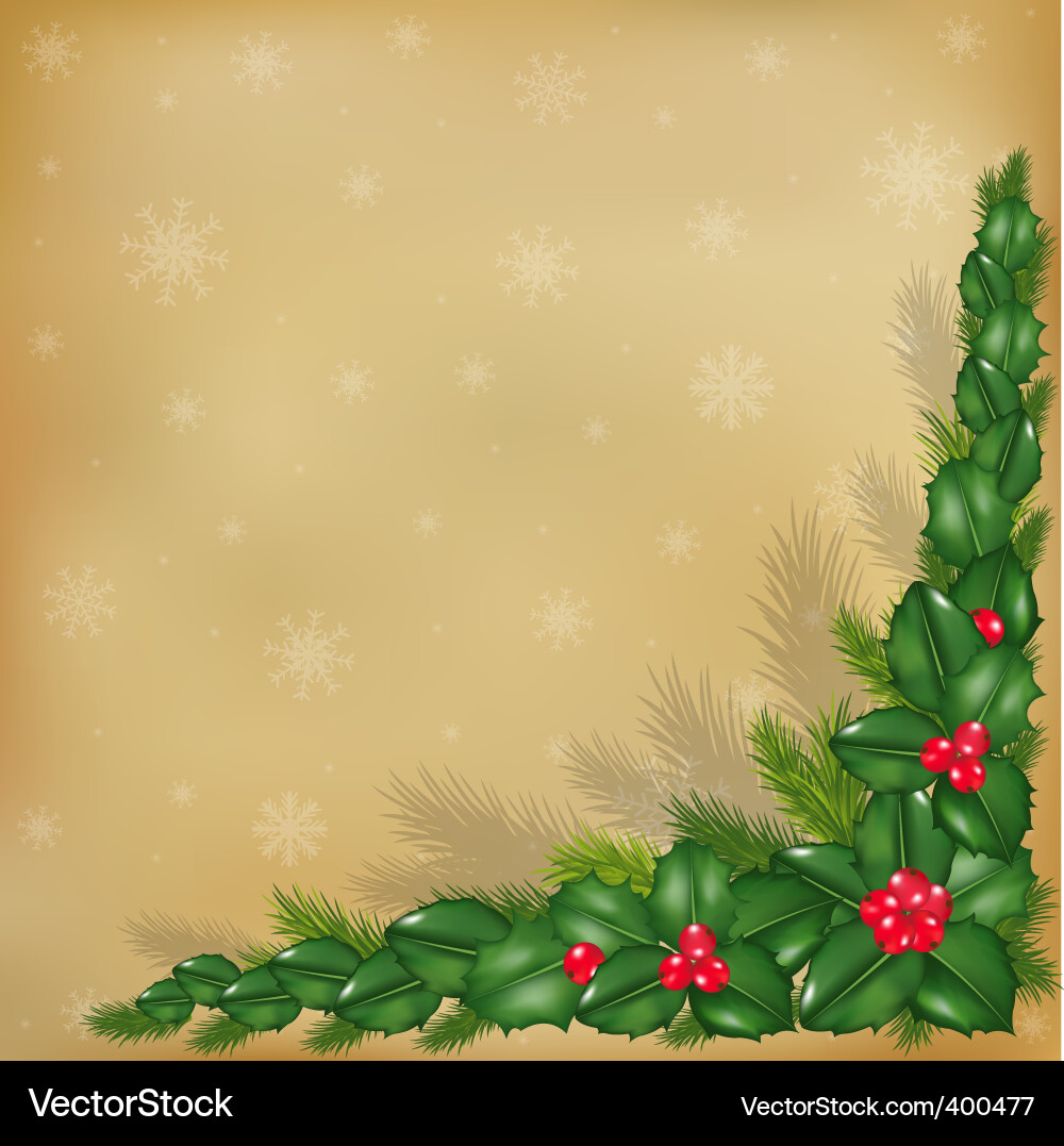 Christmas border Royalty Free Vector Image - VectorStock
