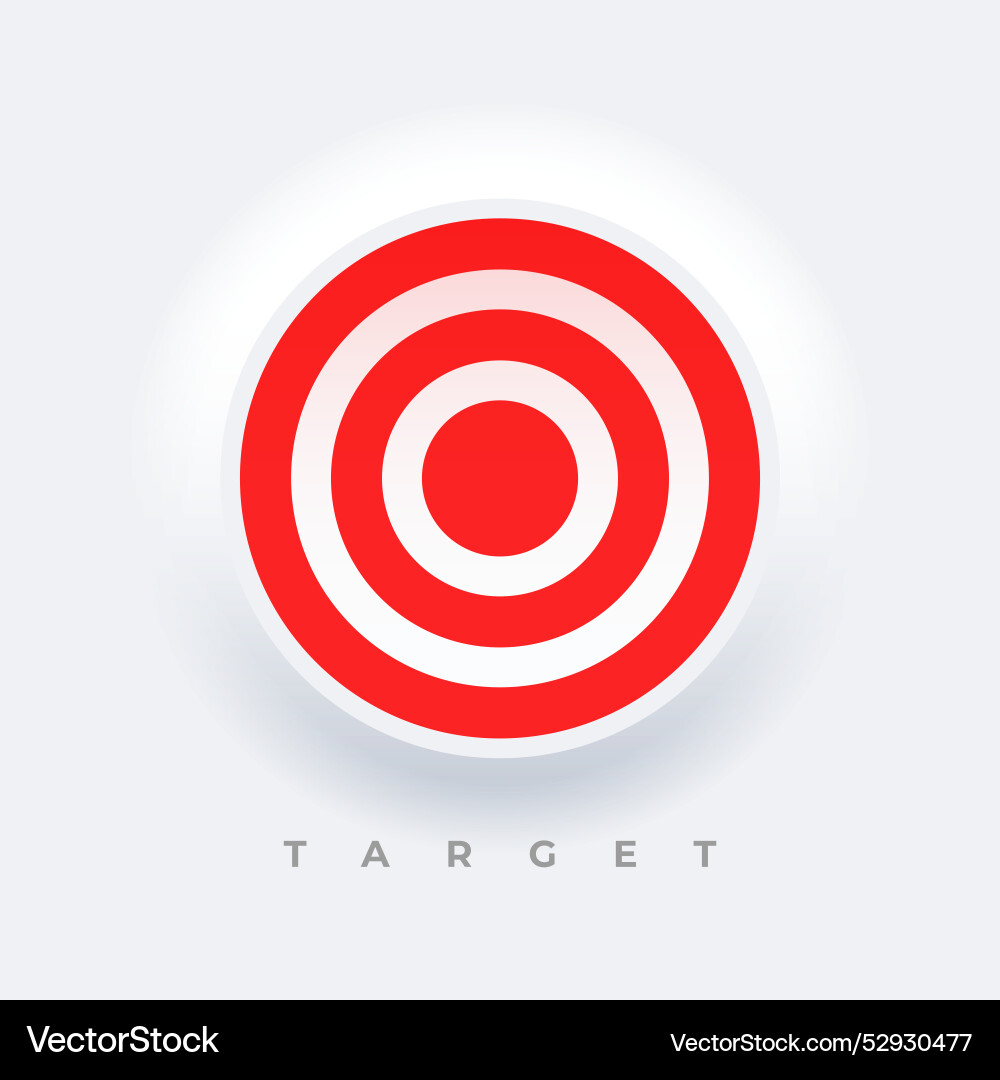 Corporate target board concept background Vector Image