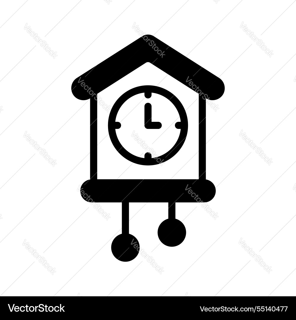 Cuckoo clock Royalty Free Vector Image - VectorStock