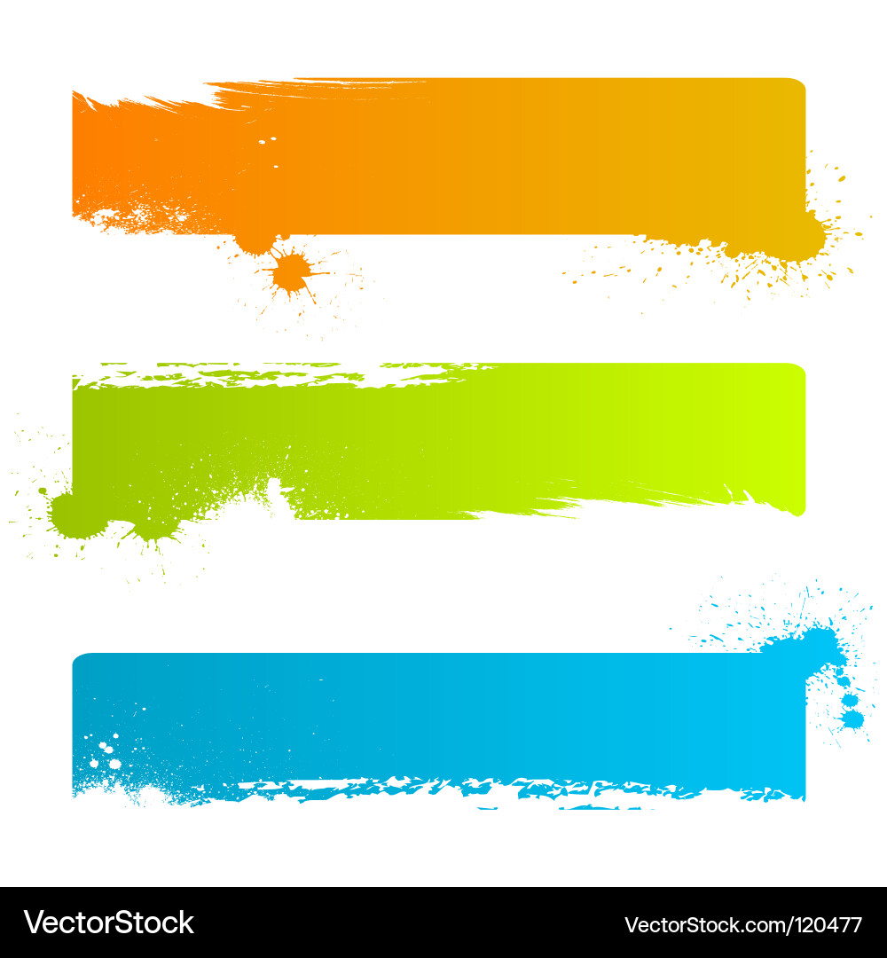 Grunge banner backgrounds Royalty Free Vector Image