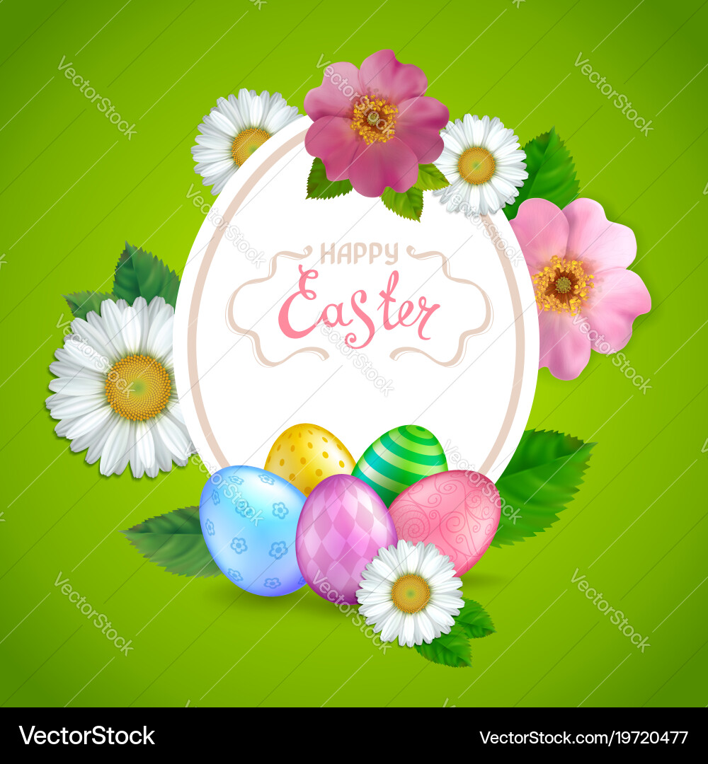 Happy easter collection Royalty Free Vector Image
