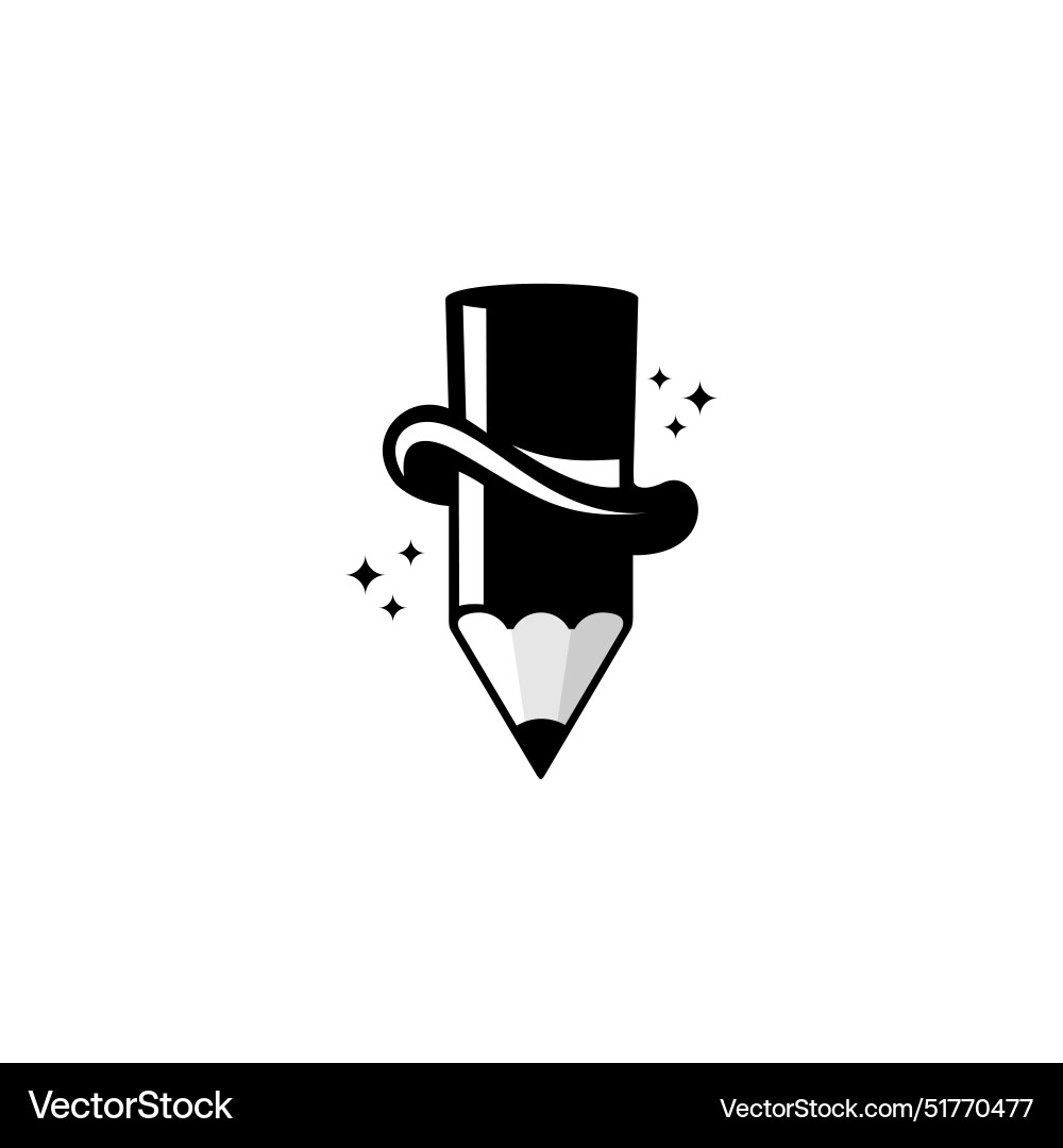 Magic pencil Royalty Free Vector Image - VectorStock
