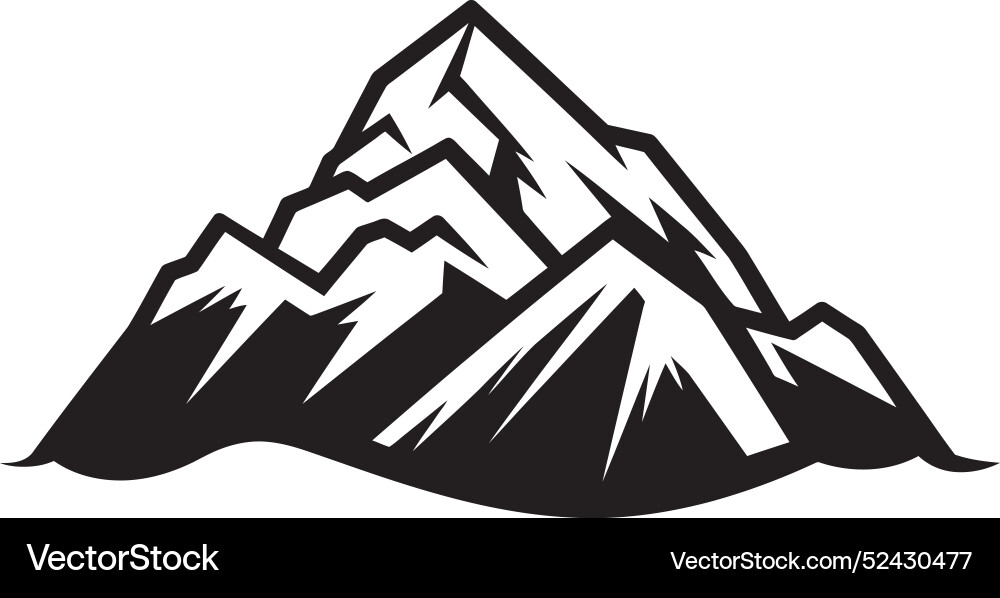 Twilight terrainmidnight mountain majesty Vector Image