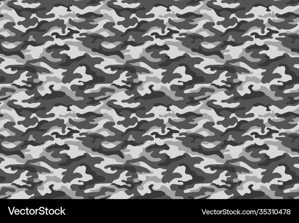 Gray military camouflage texture Royalty Free Vector Image