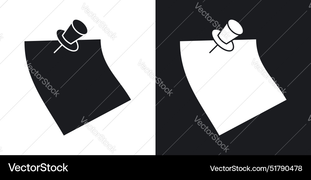 Note sticky icon Royalty Free Vector Image - VectorStock