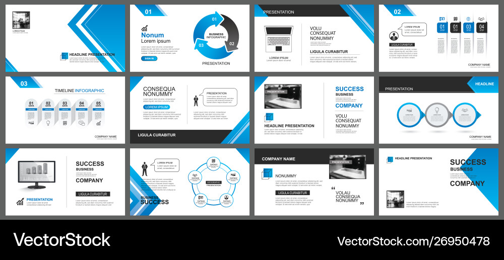 Presentation and slide layout background design Vector Image