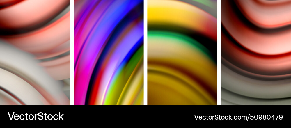 Blurred color line backgrounds Royalty Free Vector Image