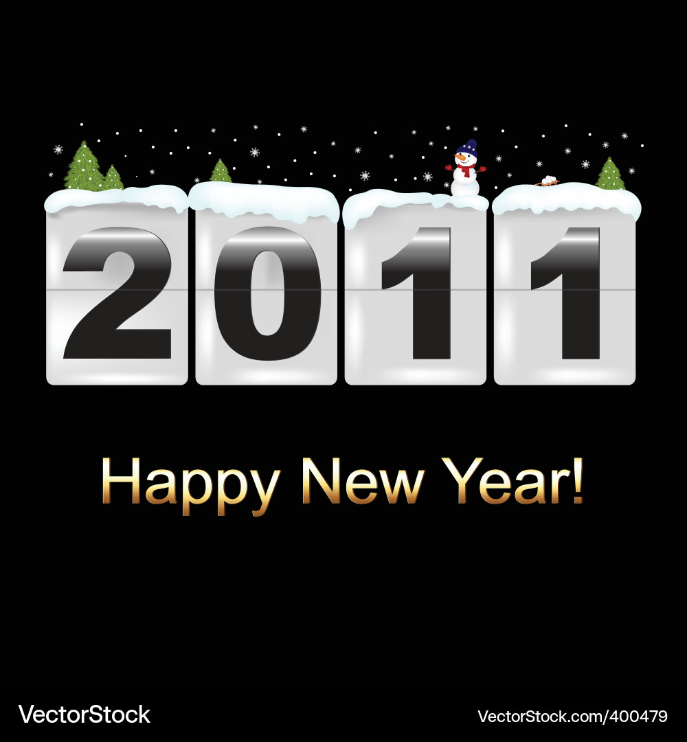 Celebration 2011 Royalty Free Vector Image - VectorStock