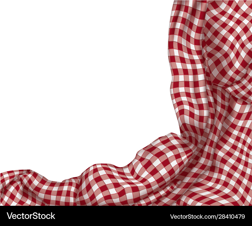 Checkered Tablecloth Royalty Free Vector Image
