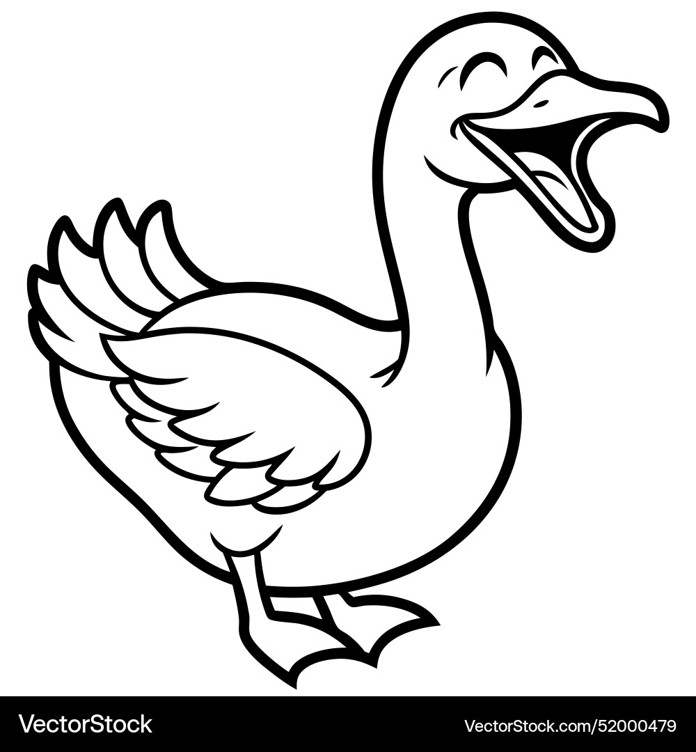 Chinese goose laughs icon Royalty Free Vector Image
