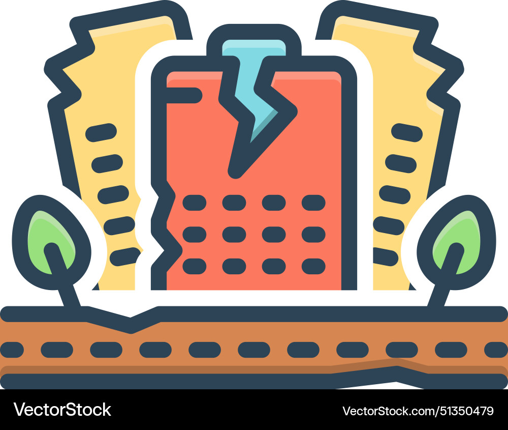 Earthquake Royalty Free Vector Image - VectorStock