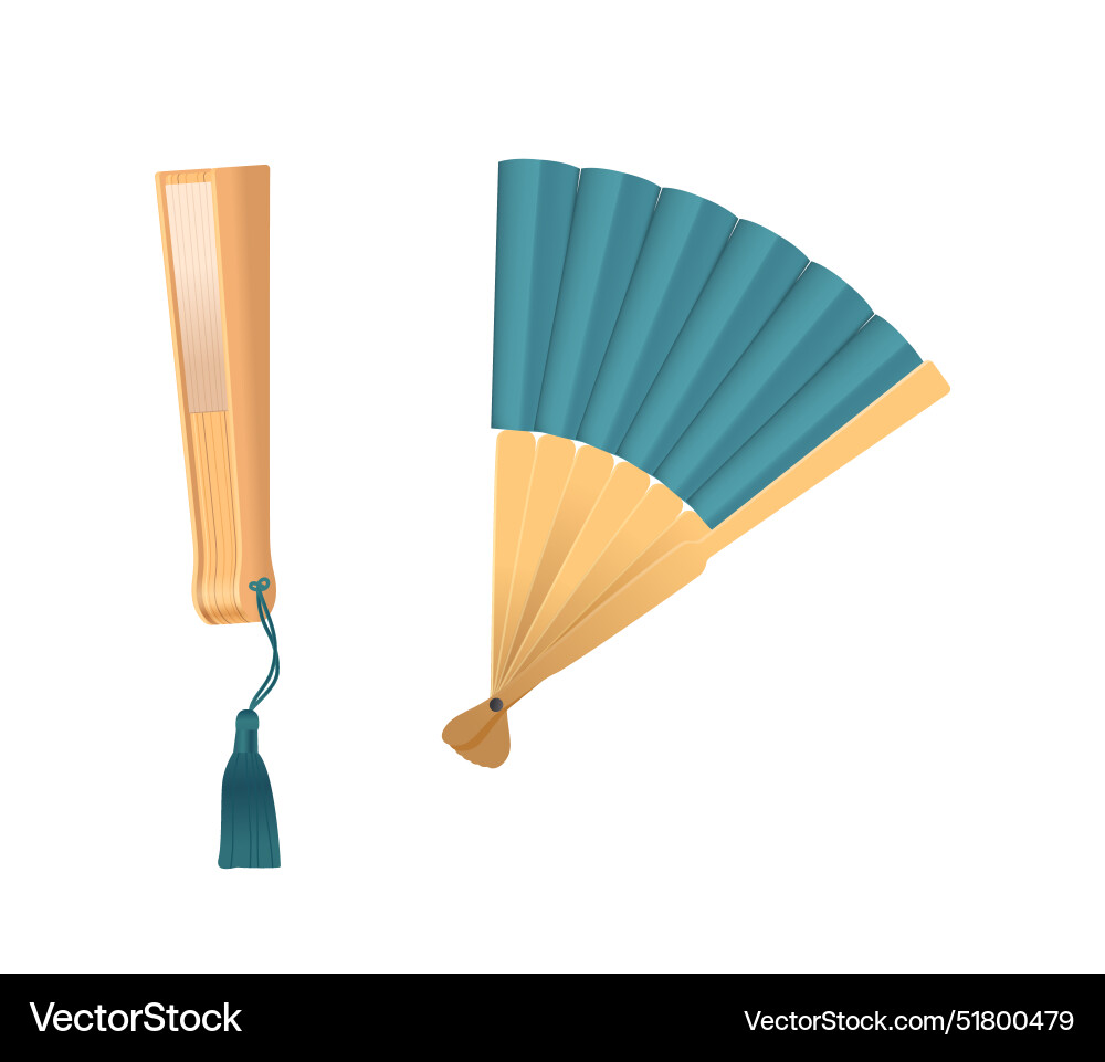 Elegant traditional asian hand Royalty Free Vector Image