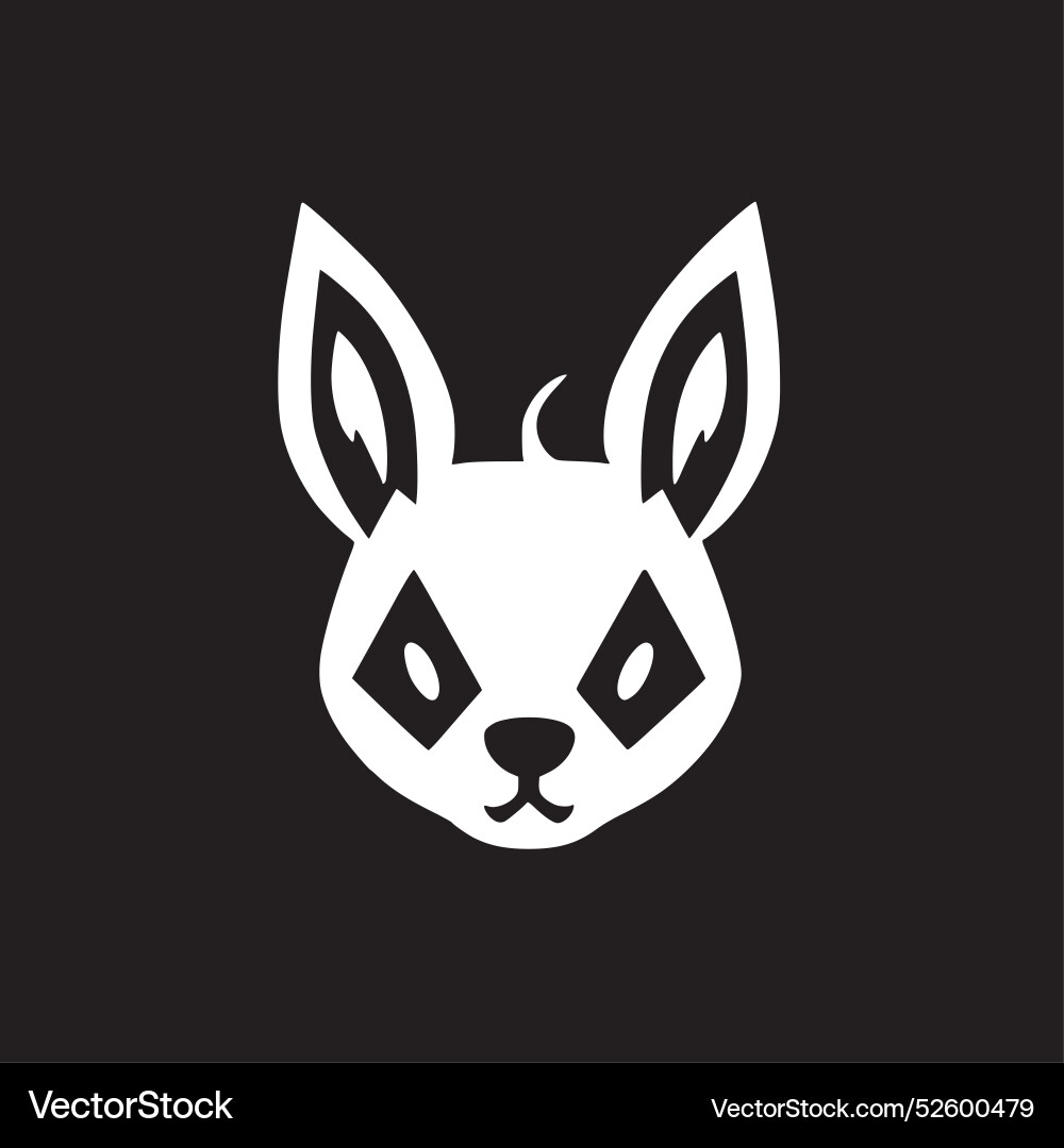 Rabbit - high quality logo ideal for t-shirt Vector Image
