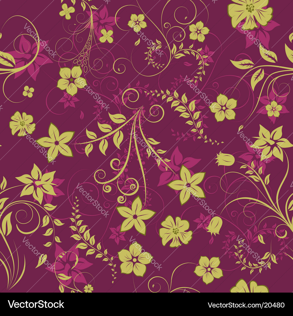 Floral background Royalty Free Vector Image - VectorStock