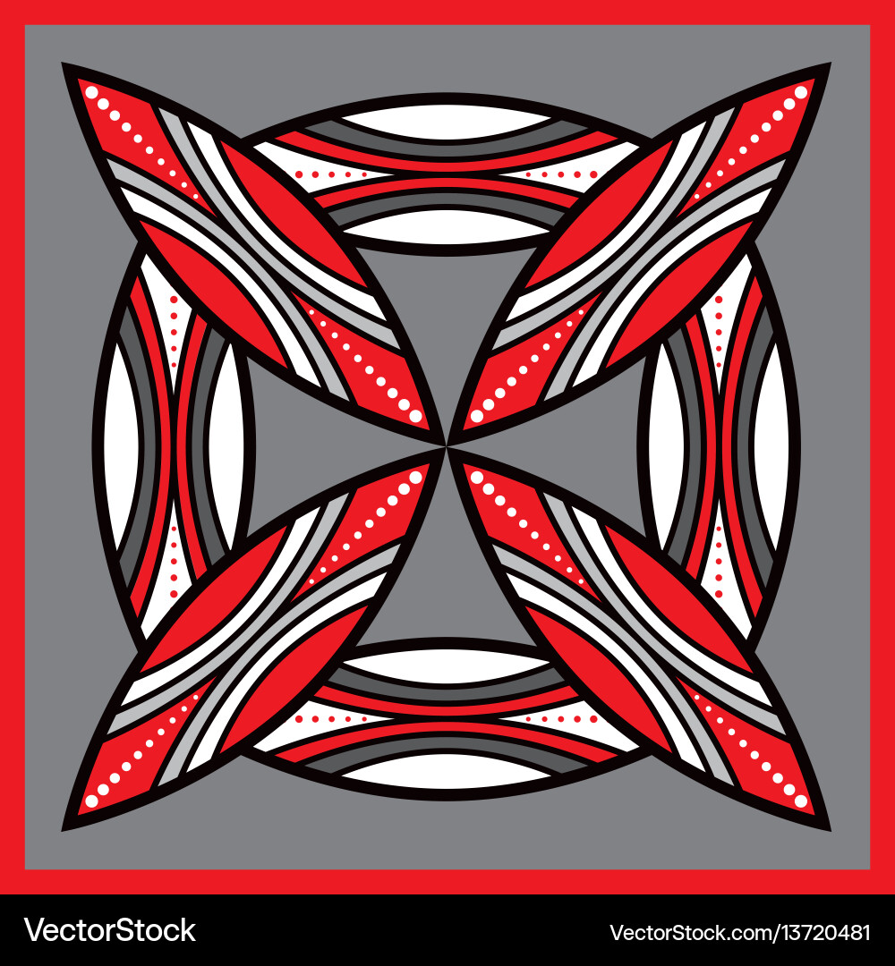 Atomic 1950s mid century vintage background Vector Image