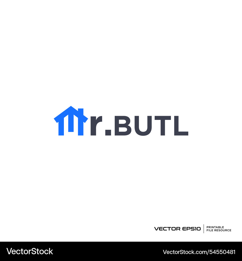 Letter m home logo Royalty Free Vector Image - VectorStock