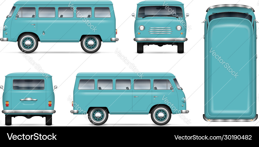 Car Green Minivan Vector Images (over 340)
