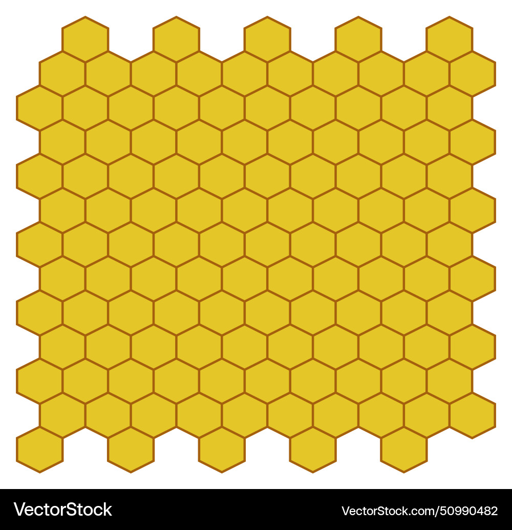 Honeycombs pattern design Royalty Free Vector Image