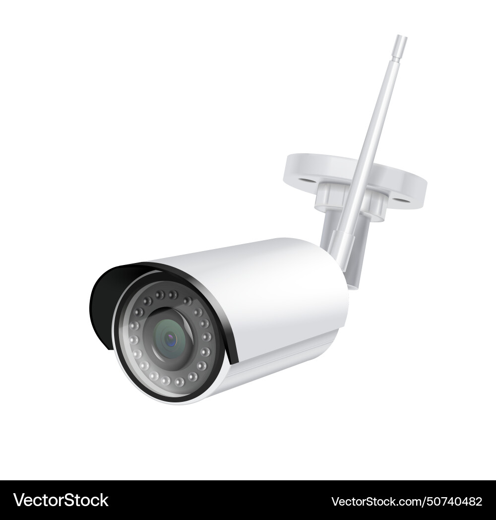 Surveillance camera icon Royalty Free Vector Image