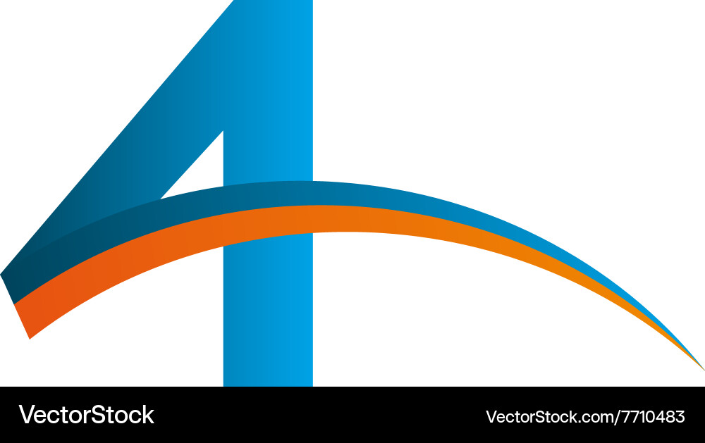 4 logo device Royalty Free Vector Image - VectorStock