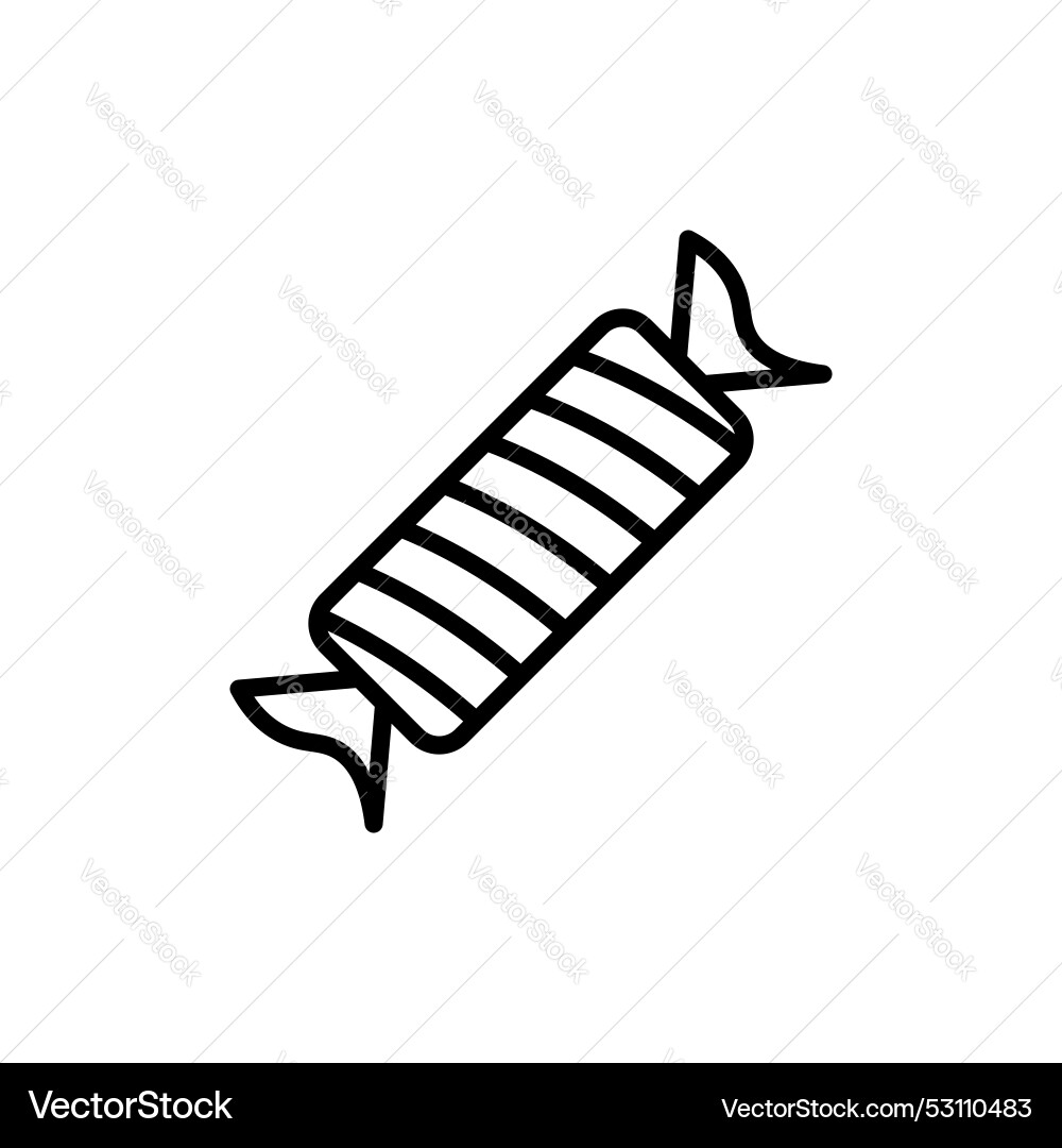 Christmas cracker icon Royalty Free Vector Image
