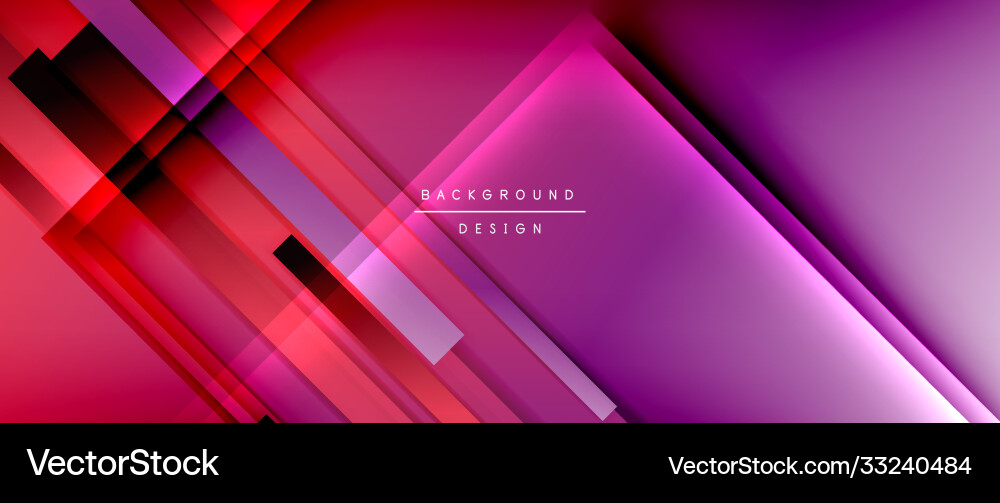 Dynamic lines on fluid color gradient trendy Vector Image