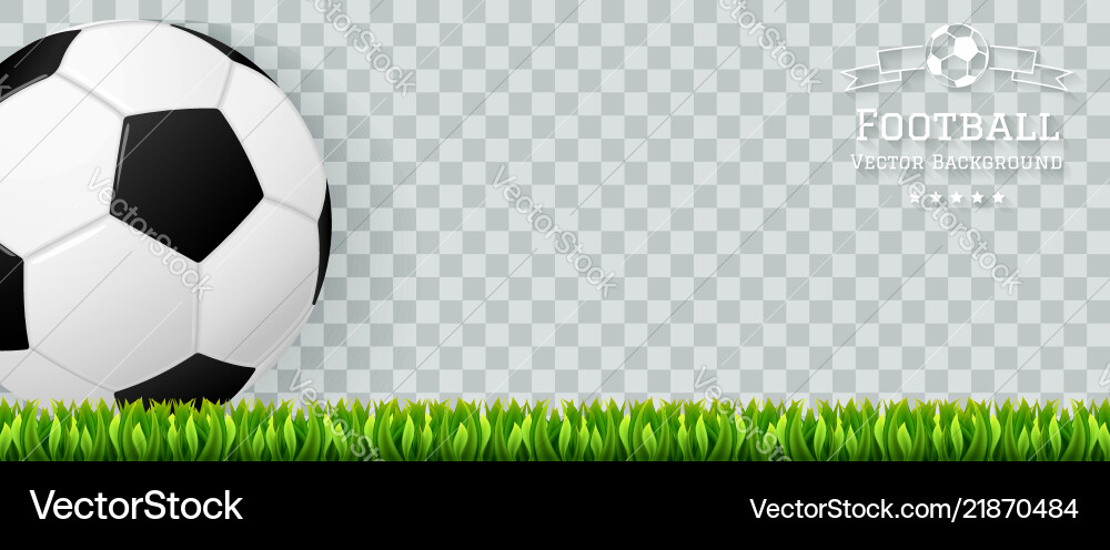 Football banner Royalty Free Vector Image - VectorStock