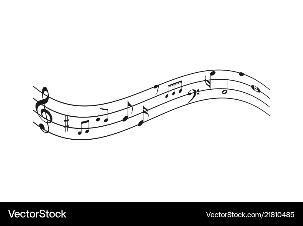 Abstract music background Royalty Free Vector Image