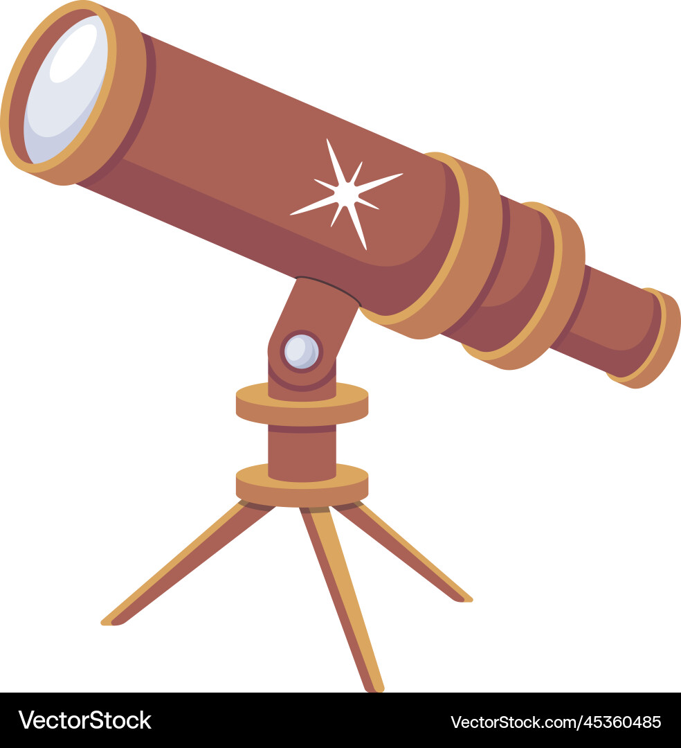 Telescope Royalty Free Vector Image - VectorStock