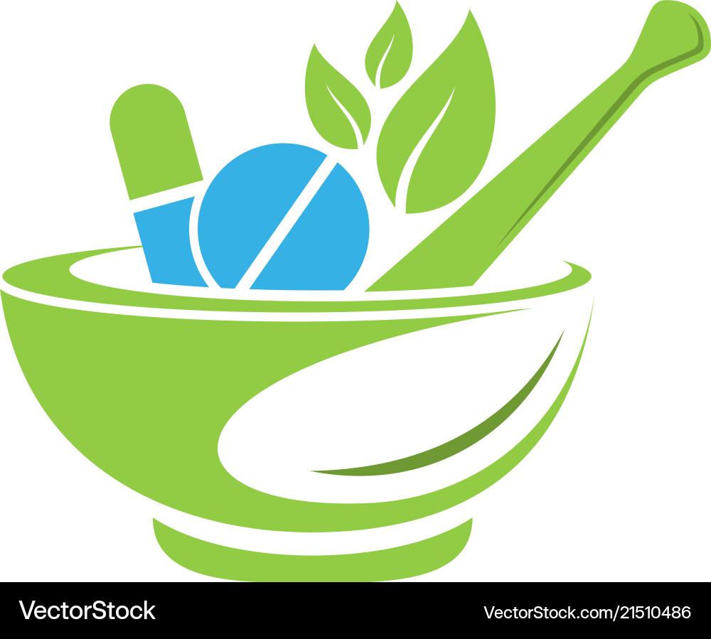 Pharmacy medical logo Royalty Free Vector Image