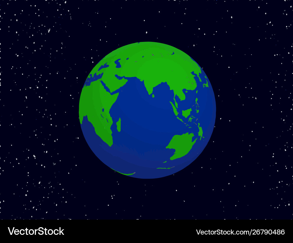 Planet earth Royalty Free Vector Image - VectorStock