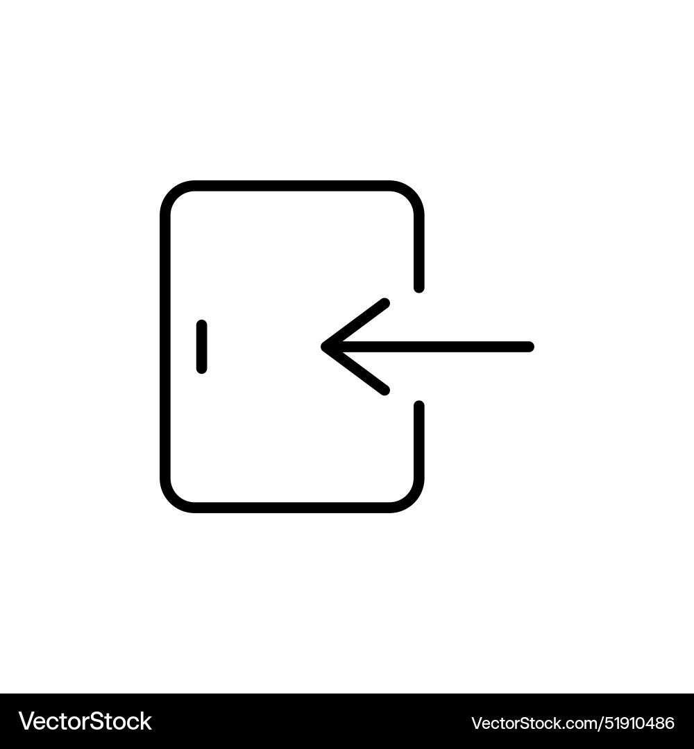 Sign out icon perfect for logging and exiting Vector Image