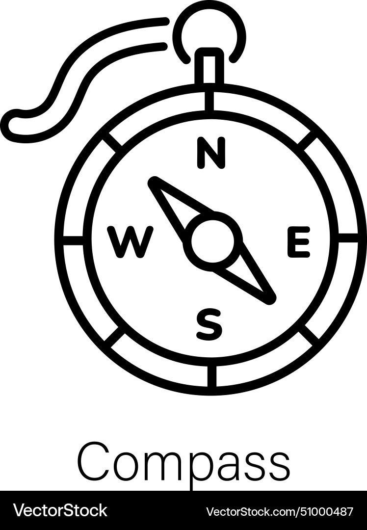 Compass Royalty Free Vector Image - VectorStock