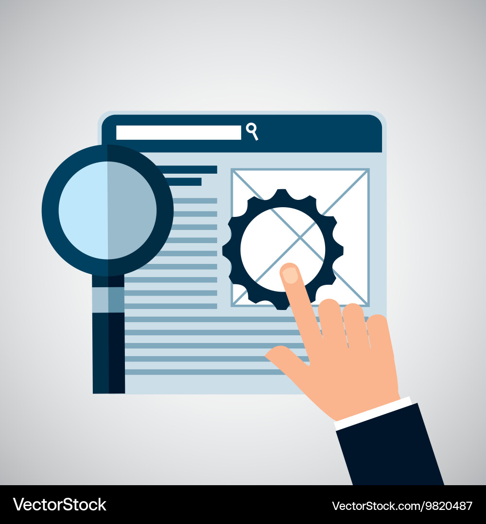 Datenanalyse Icon Lizenzfreies Vektorbild - VectorStock