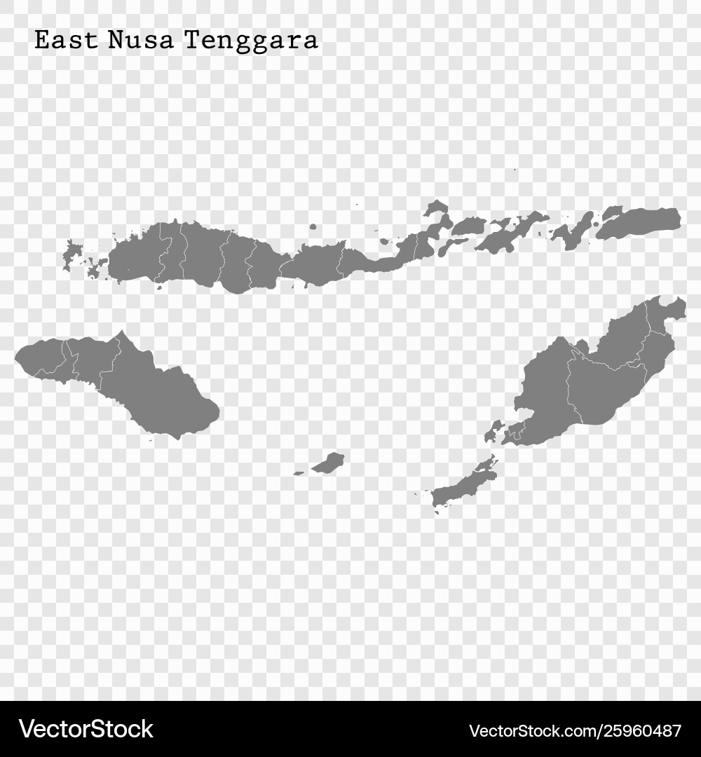 High quality map is a province indonesia Vector Image
