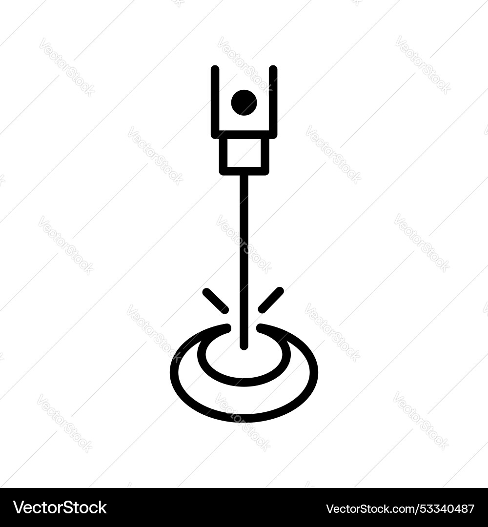 Lasik laser eye surgery icon set ophthalmology Vector Image