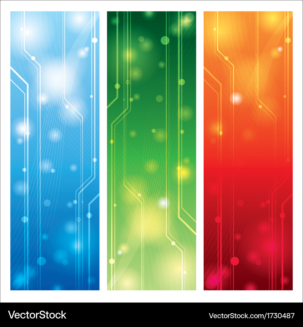 Neon Network Backgrounds Royalty Free Vector Image