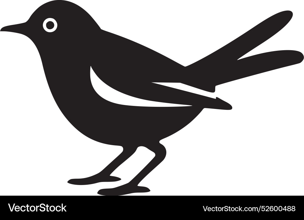Robin bird - high quality logo ideal Royalty Free Vector