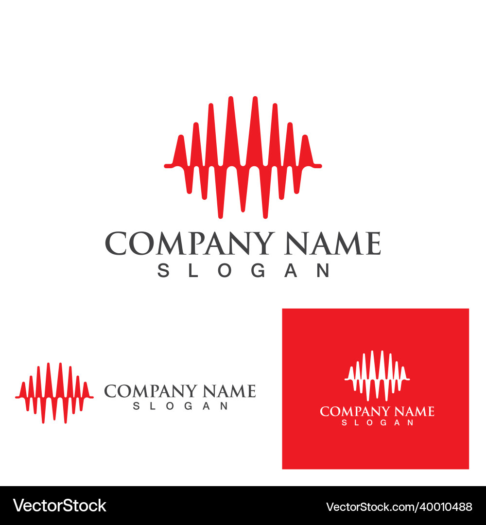 Sound waves Royalty Free Vector Image - VectorStock