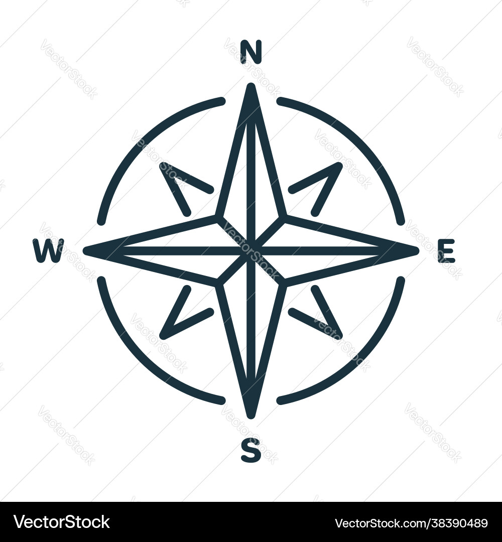 Compass Rose Icon