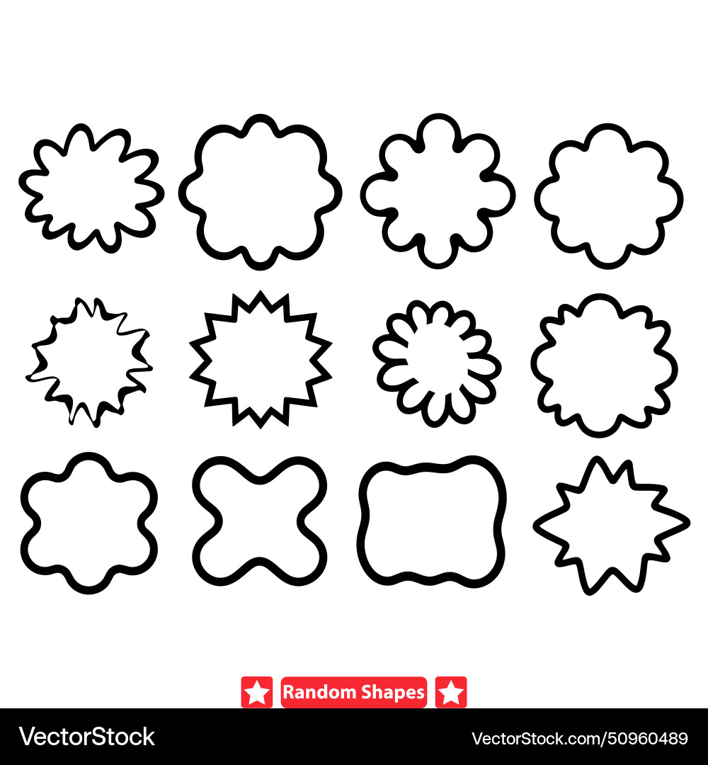 Innovative geometric concepts cutting edge shapes Vector Image
