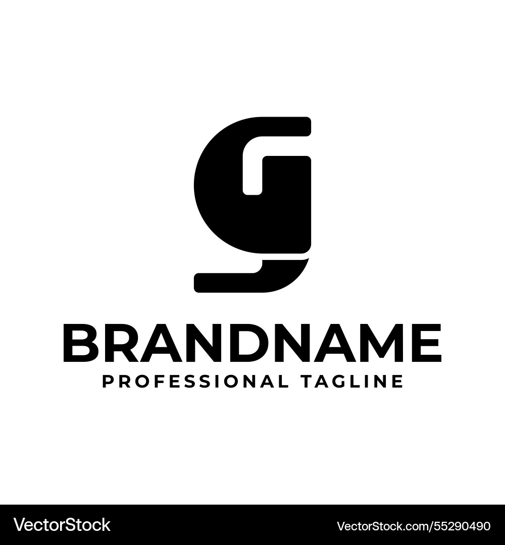 Letters gj monogram logo suitable for any brand Vector Image