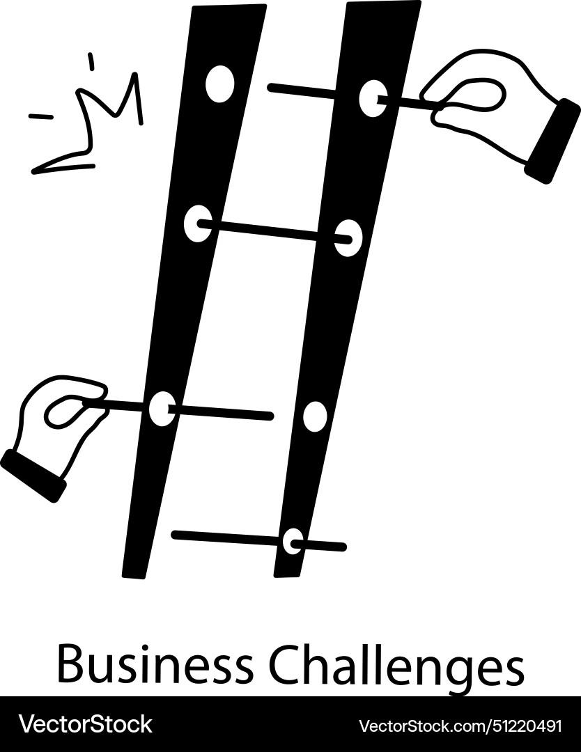 Business challenges Royalty Free Vector Image - VectorStock