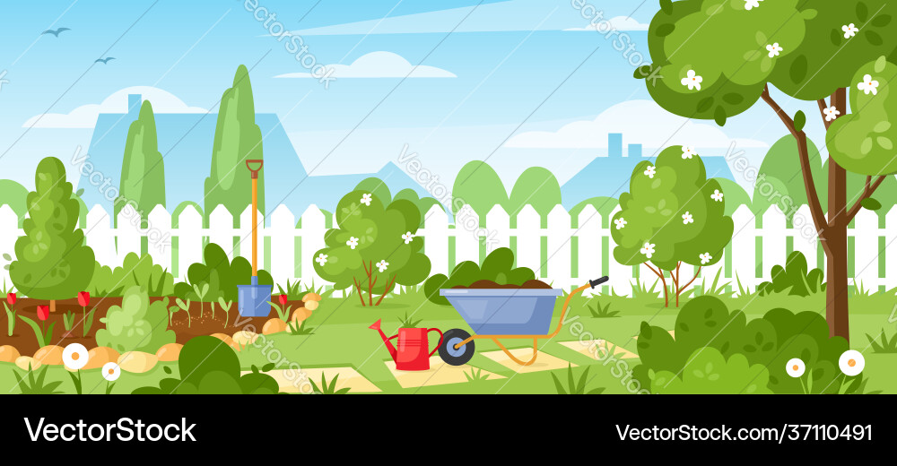 Gardening Royalty Free Vector Image - VectorStock
